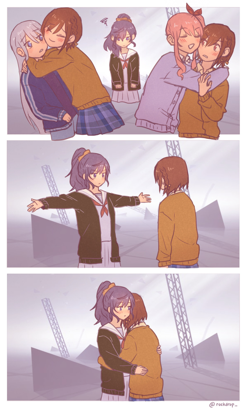 Safebooru - 1other 25-ji nightcord de. (project sekai) 3girls absurdres akiyama mizuki asahina ...