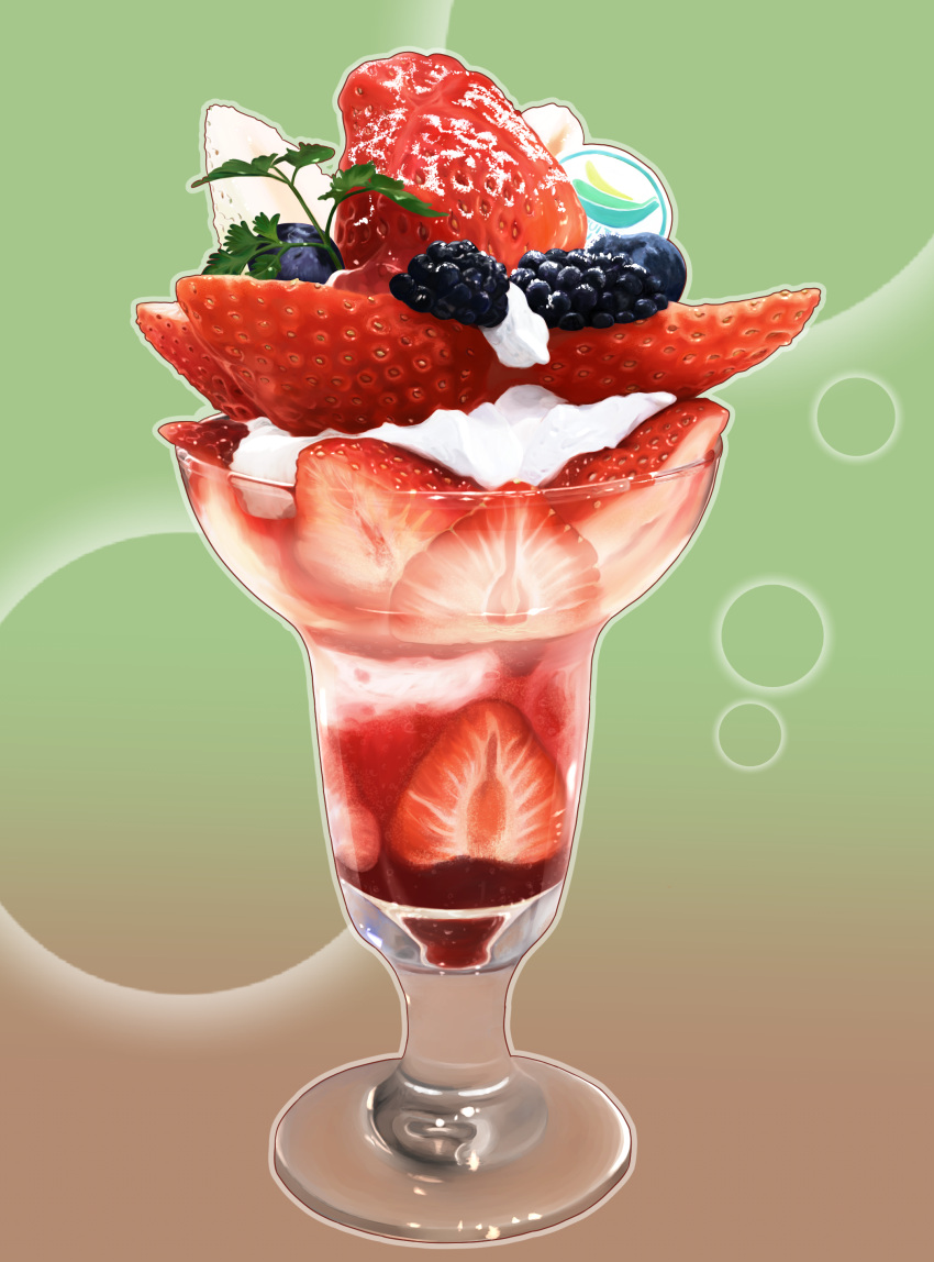 Safebooru - absurdres blackberry (fruit) blueberry brown background ...