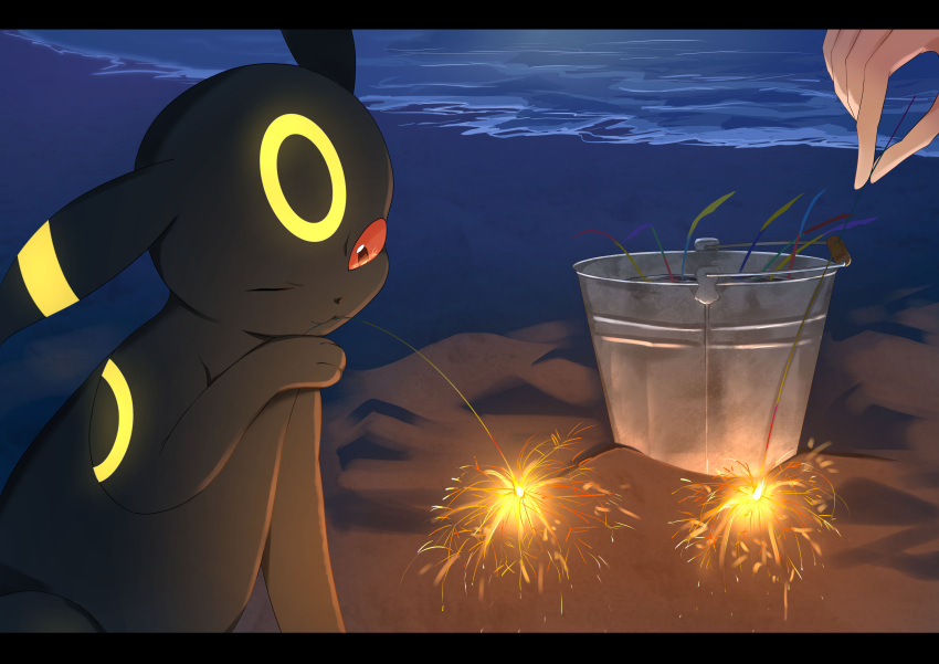 Safebooru - absurdres animal ears animal hands beach disembodied hand ...