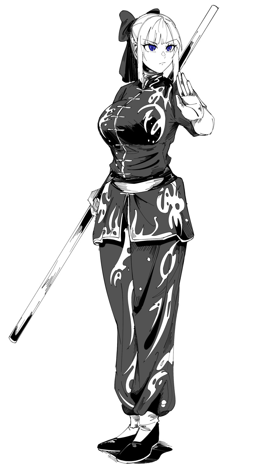 Safebooru - 1girl absurdres china dress chinese clothes dress fighting ...