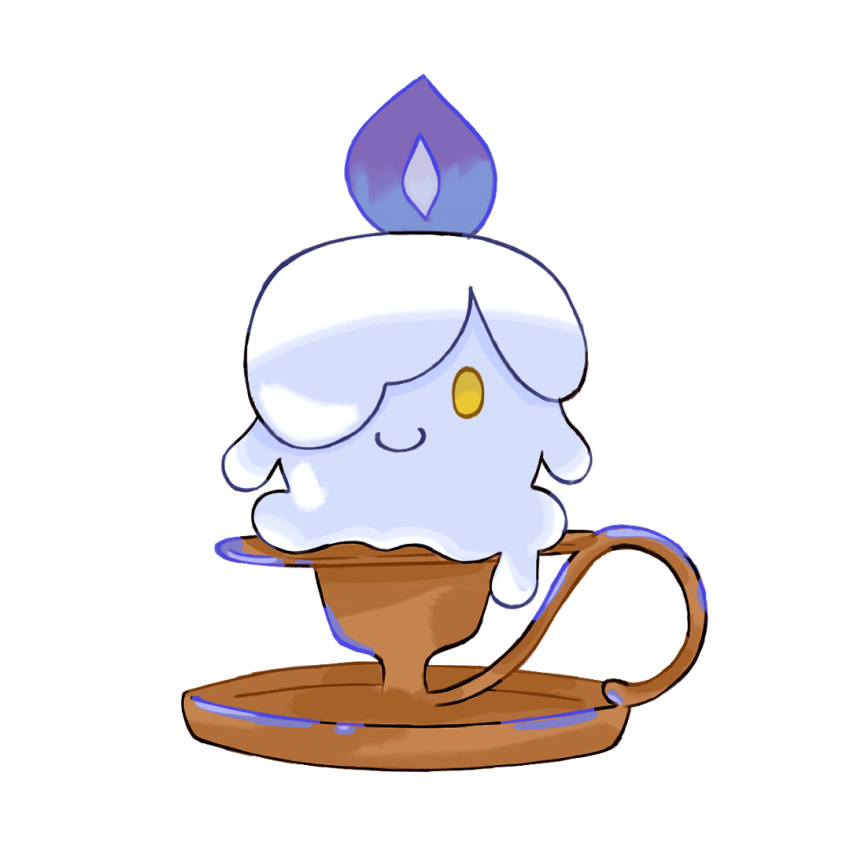 Safebooru - blue fire candle fire litwick mjoyart no humans pokemon ...