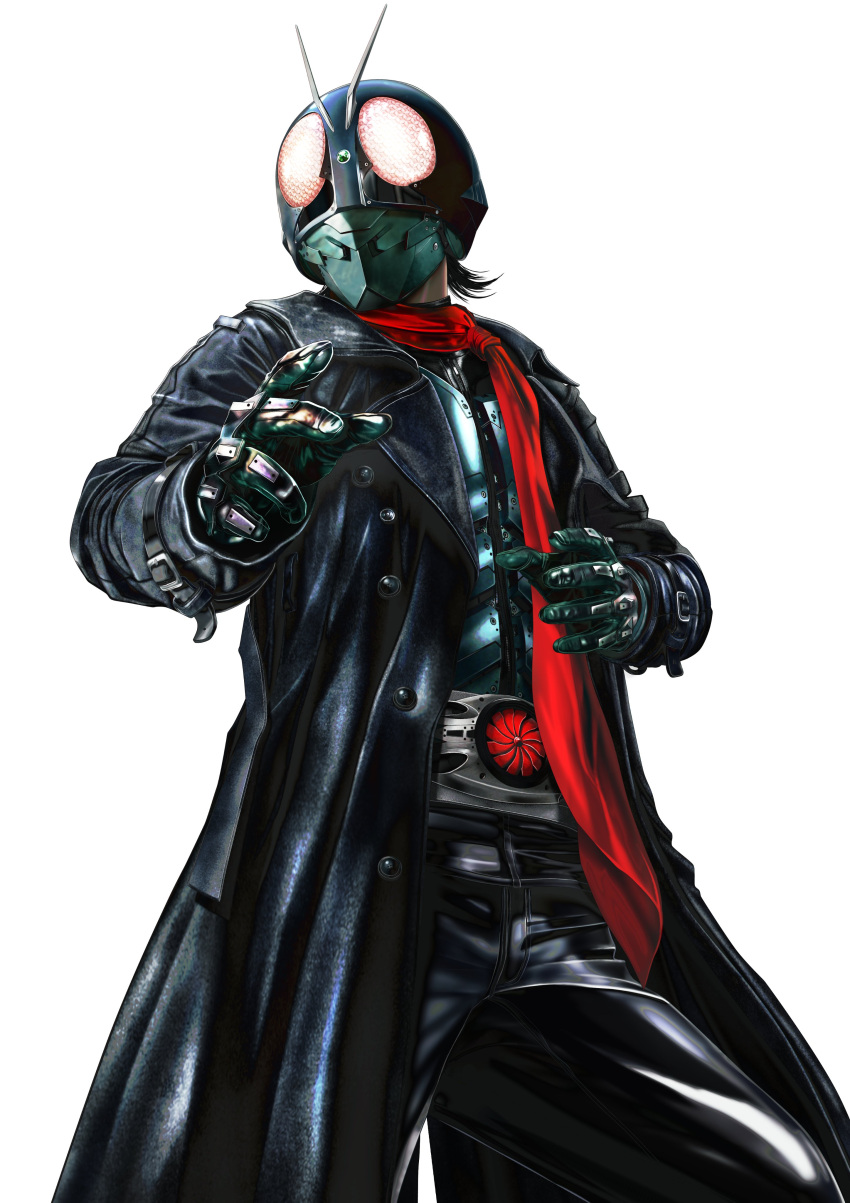 Safebooru - 1boy absurdres antennae armor bug coat compound eyes gloves ...