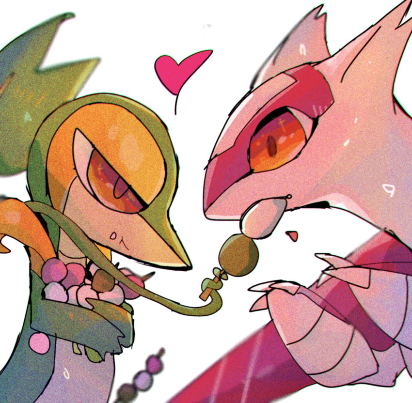 Safebooru - brown eyes claws dango eating food half-closed eyes heart ...