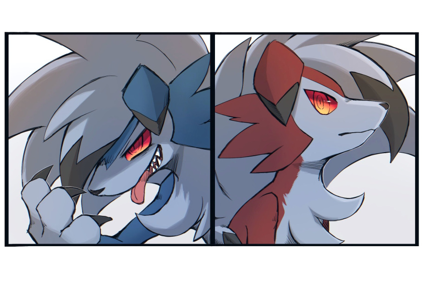 Safebooru - alternate color blue fur claws closed mouth colored sclera ...