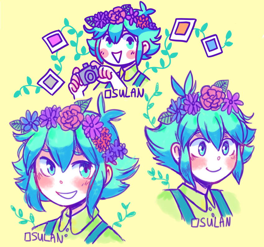 Safebooru - 1boy artist name basil (headspace) (omori) basil (omori ...