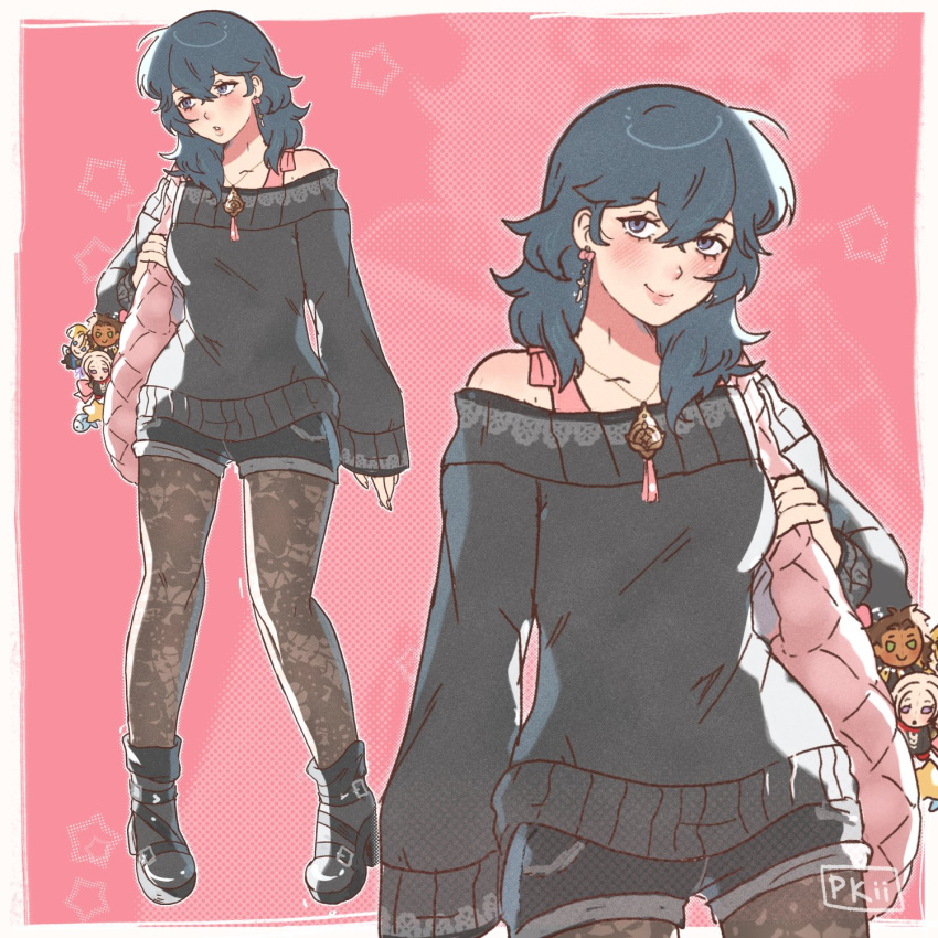 Safebooru - 1girl black footwear black hair black pantyhose black ...