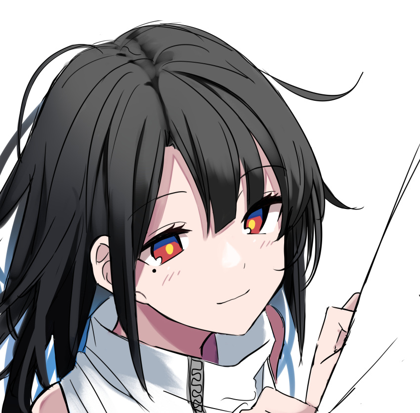 Safebooru - 1girl absurdres bare shoulders black hair blush c-ms (girls' frontline) closed mouth ...