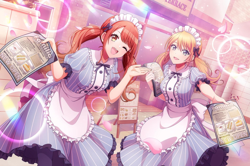 Safebooru - brown eyes brown hair d4dj dress long hair seto rika smile twintails | 5259884