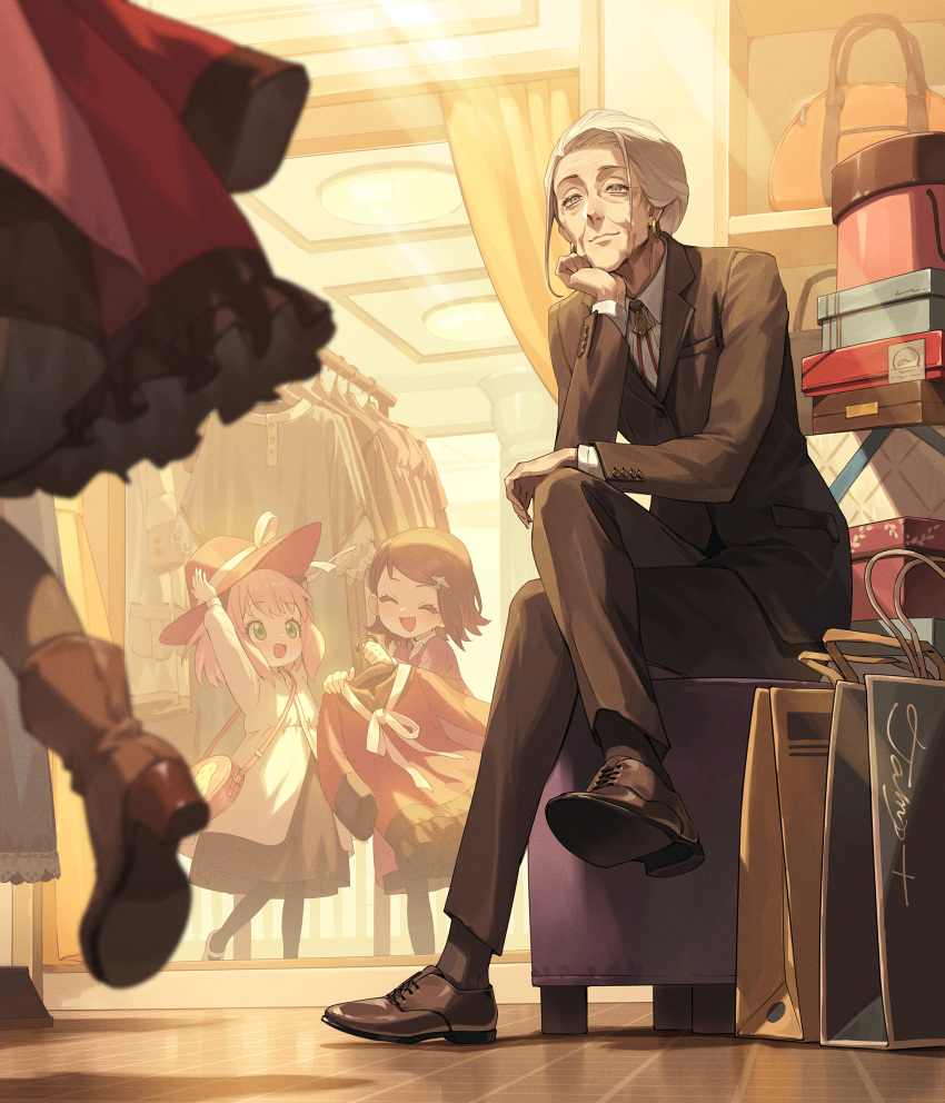 Safebooru - :d absurdres anya (spy x family) bag becky blackbell black footwear black jacket ...