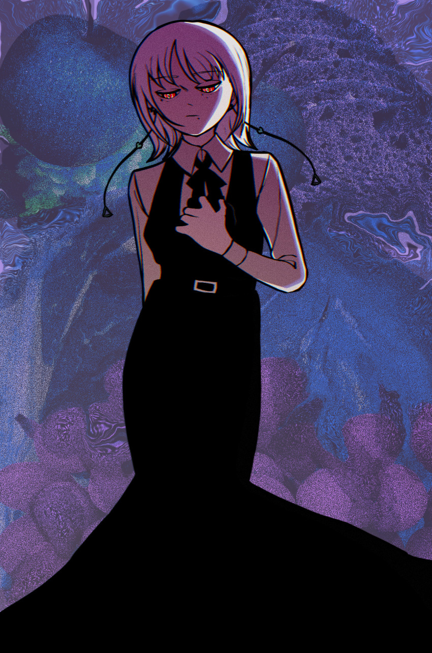 Safebooru - 1girl breasts chainsaw man commentary dako (starrysea) dress earrings english ...