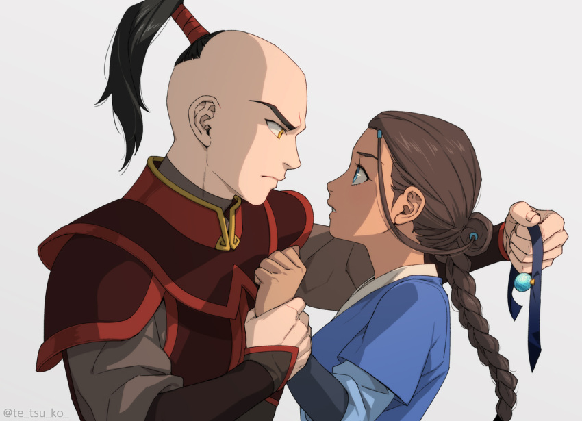 Safebooru - 1boy 1girl armor avatar: the last airbender avatar legends ...