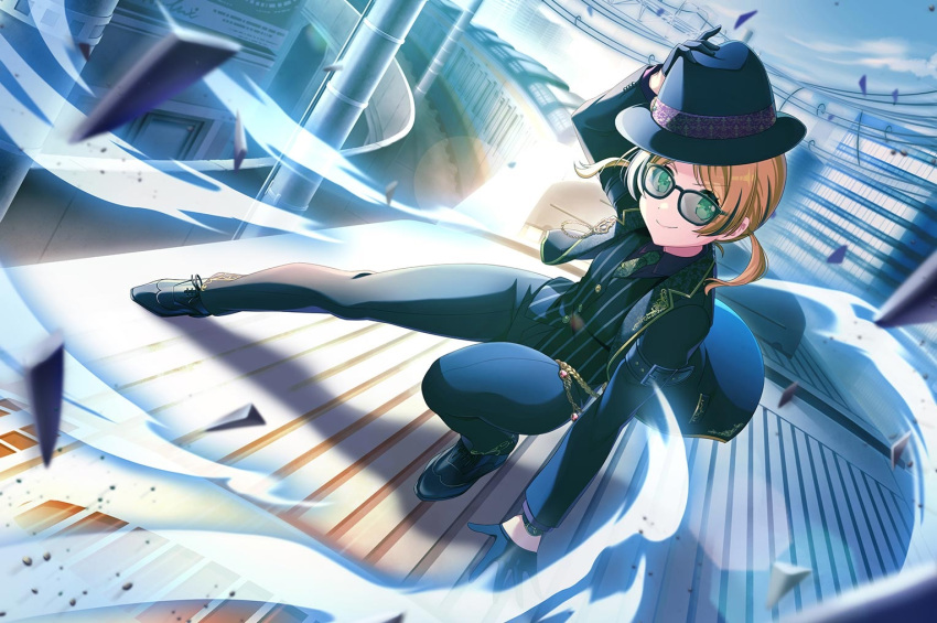 Safebooru - blonde hair d4dj dress green eyes short hair smile takeshita miiko | 5310152