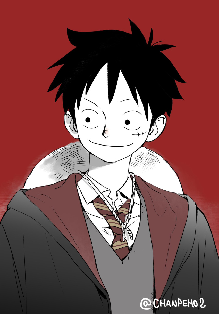 Safebooru - 1boy chanpeho2 coat gryffindor harry potter (series) hat ...