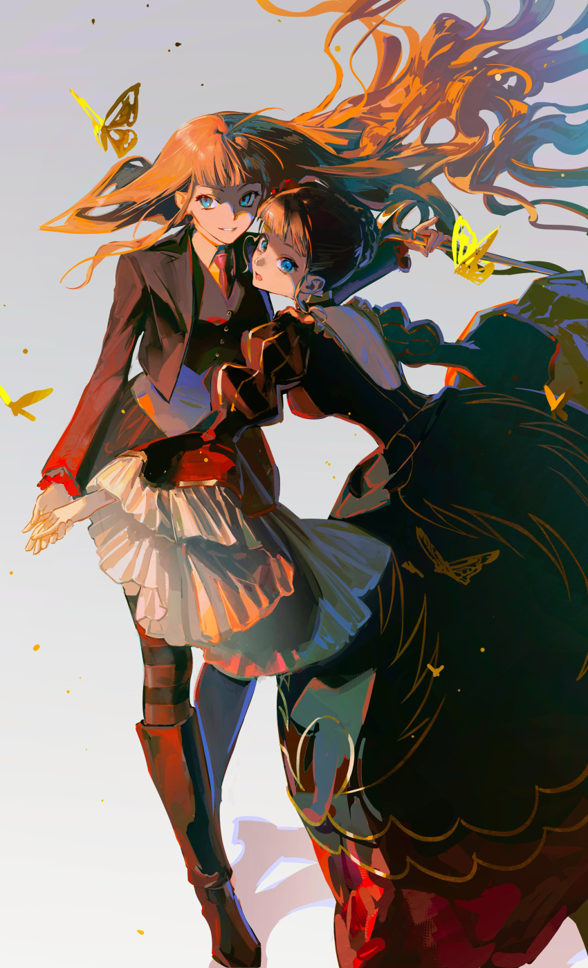 Safebooru - 1girl absurdres backless dress backless outfit beatrice (umineko) blue eyes blunt ...