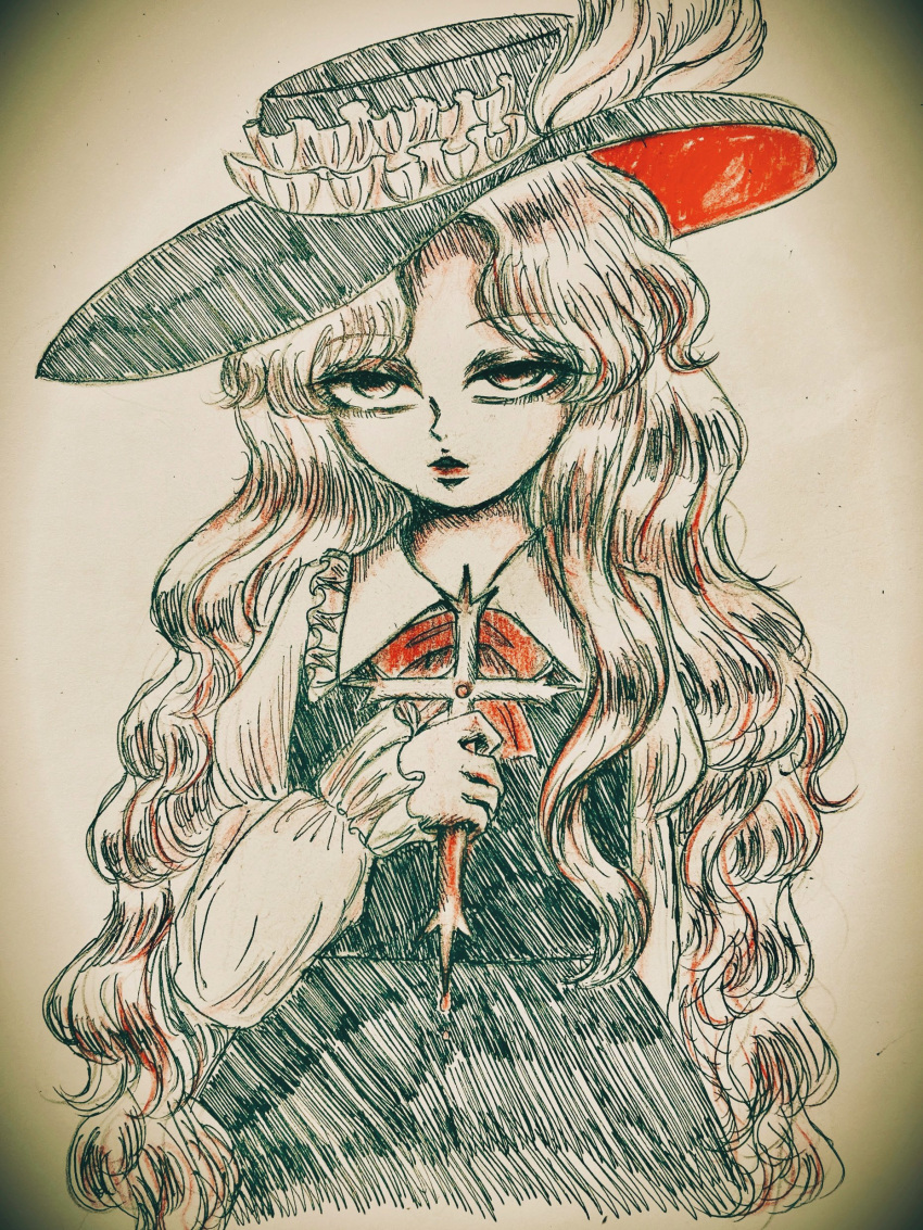 Safebooru - 1girl absurdres blonde hair cross dolls in pseudo paradise ...