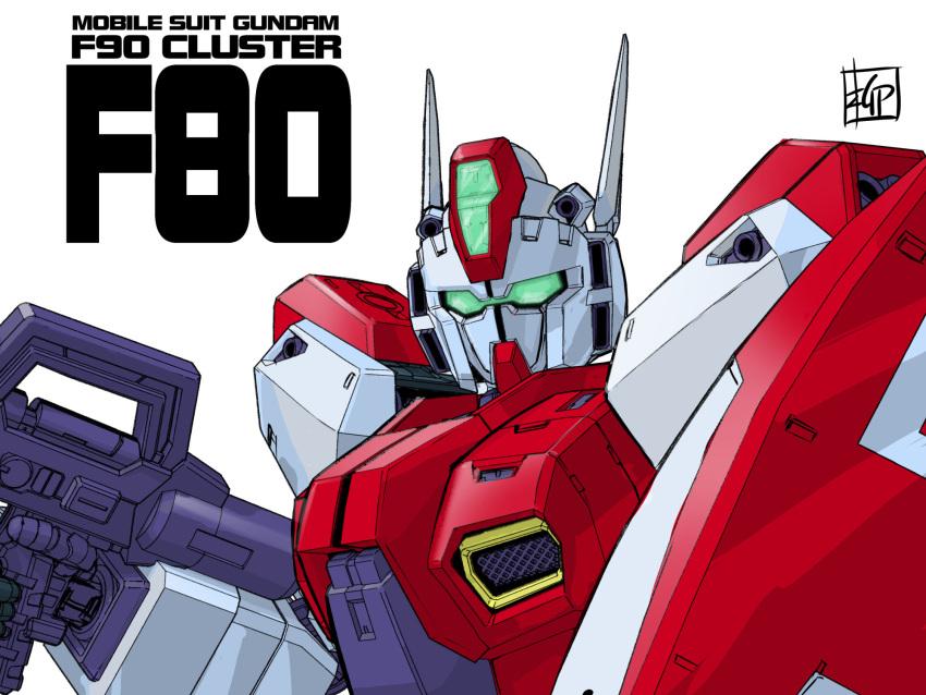 Safebooru - antennae beam rifle energy gun english commentary f80 ...