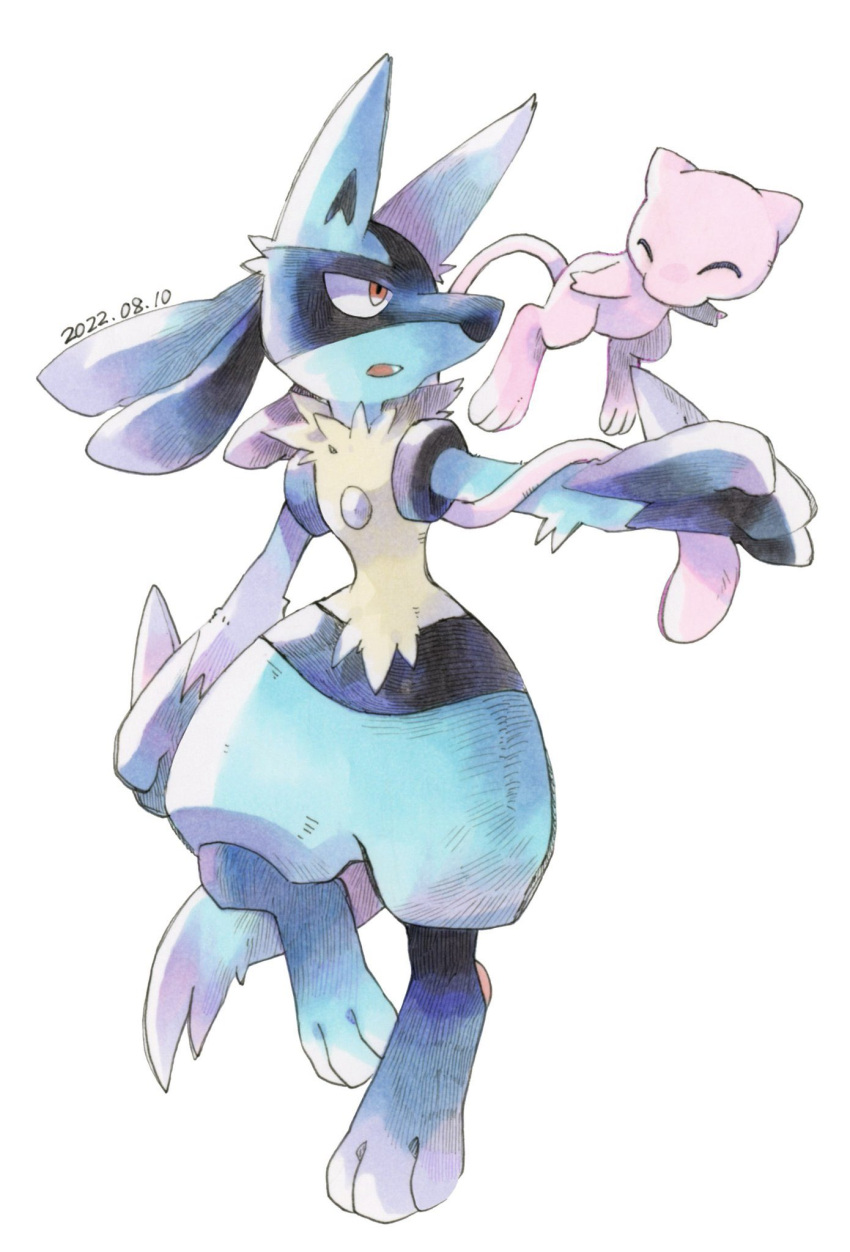 Safebooru - 2others animal ears black hair body fur closed eyes dated ...