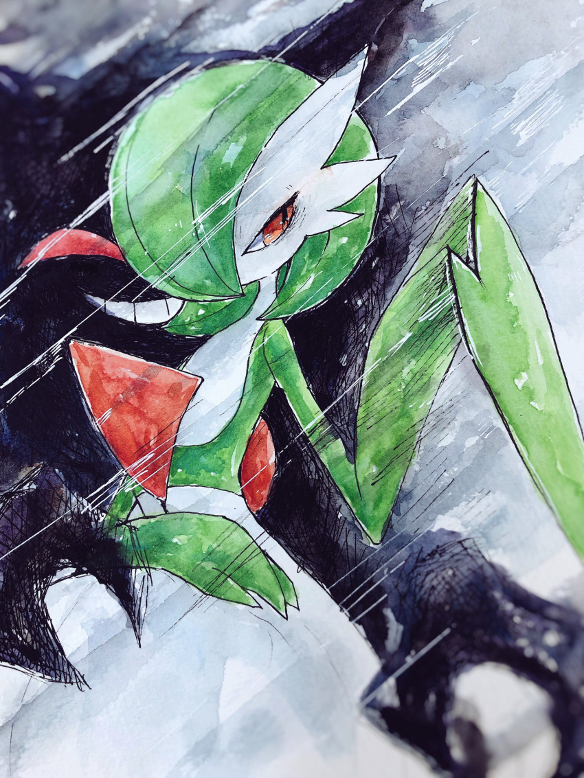 Safebooru - bob cut colored skin dress gardevoir gengar ghost green ...