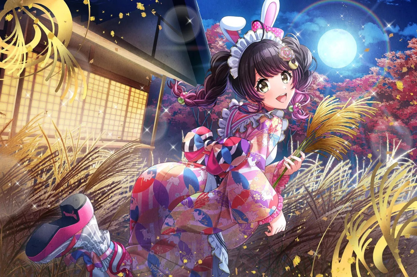 Safebooru - black hair brown eyes d4dj dress long hair ohnaruto muni ...