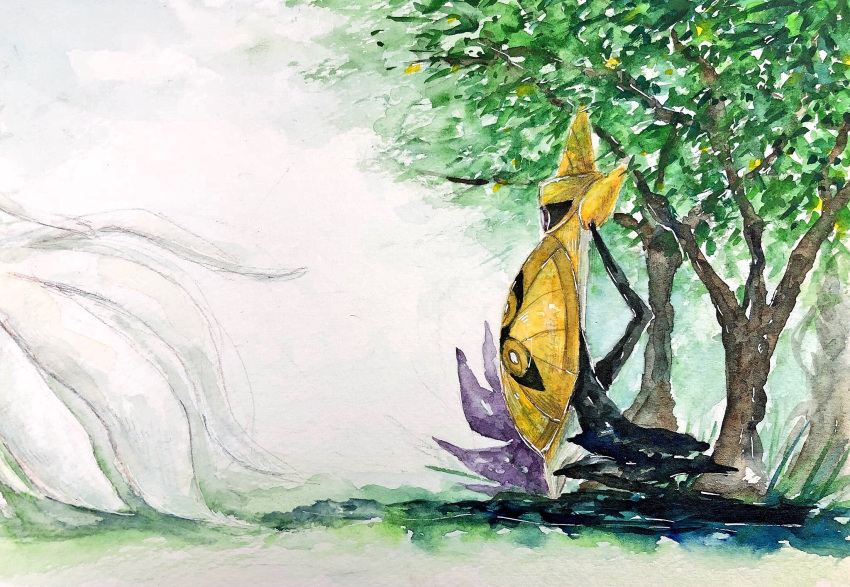 Safebooru - aegislash dress gardevoir highres holding holding shield ...