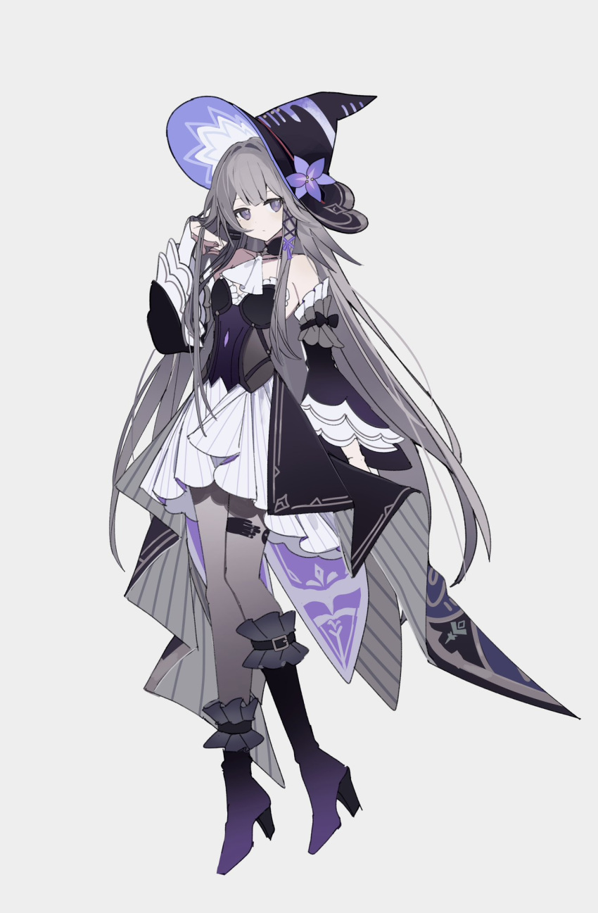 Safebooru - 1girl black hat brown hair commentary request corset ...