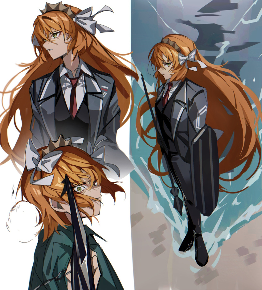Safebooru - 1girl black coat black jacket black vest bow coat collared ...