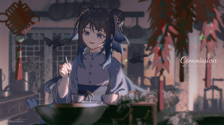 Safebooru - 1girl absurdres aurenthel (vtuber) black hair blue eyes ...