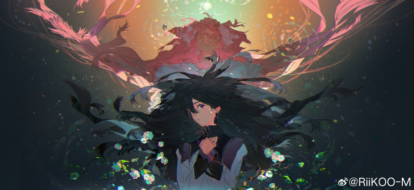 Safebooru - 2girls absurdly long hair absurdres akemi homura ...