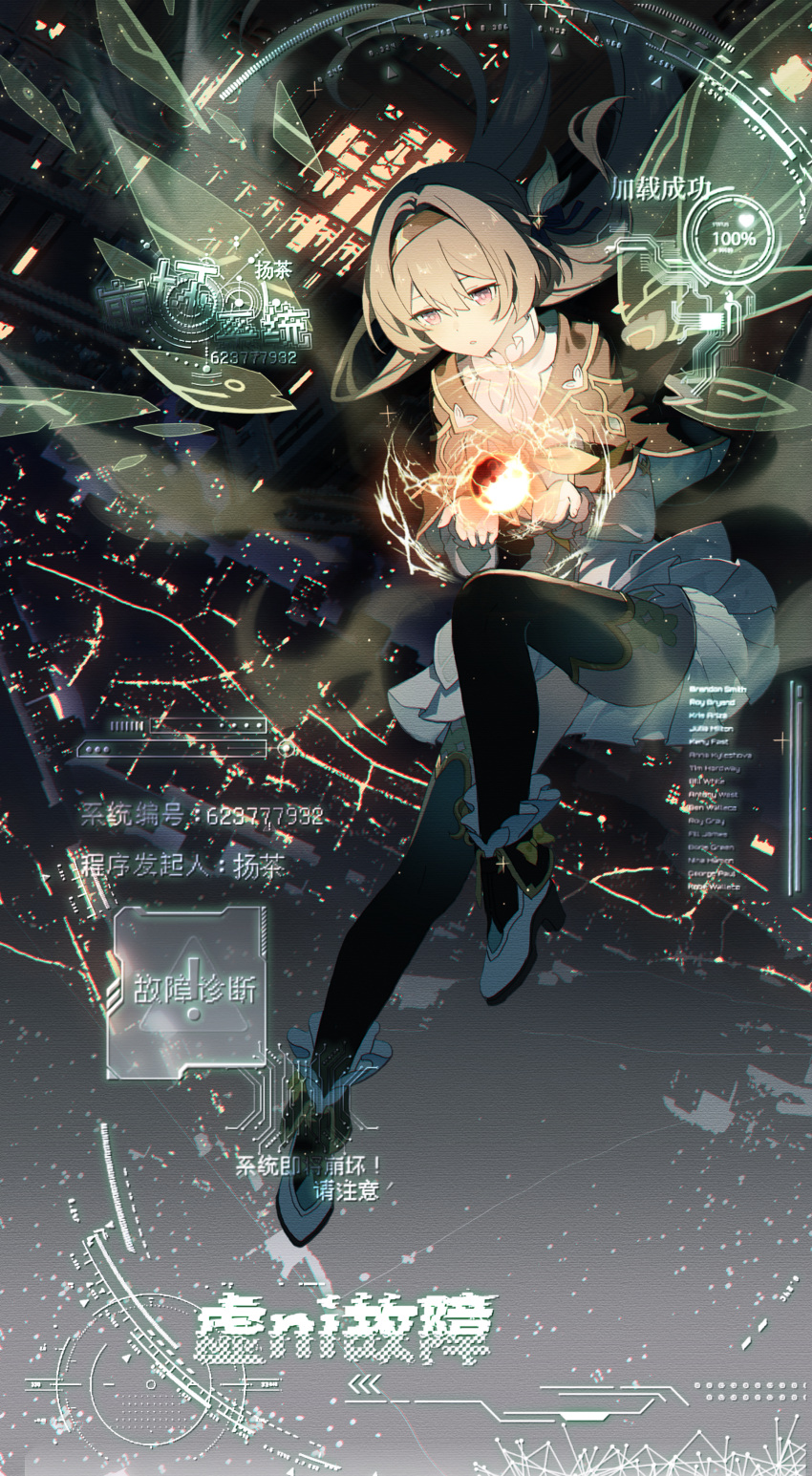 Safebooru - 1girl 321kaituan! absurdres ankle boots black hairband black jacket boots cityscape ...