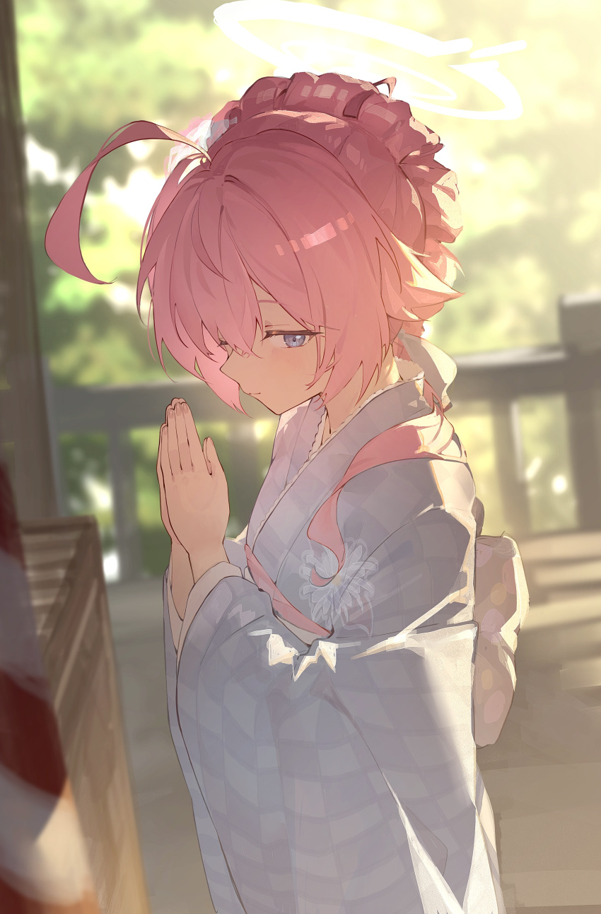 Safebooru - 1girl absurdres ahoge alternate costume blue archive blue eyes braid closed mouth ...