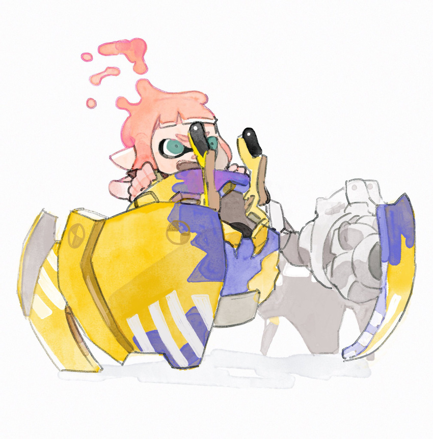 Safebooru - 1girl blue eyes crab tank (splatoon) driving highres ...