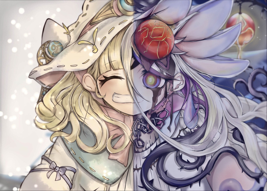 Safebooru - 1girl azamina elzette of the white forest before and after ...