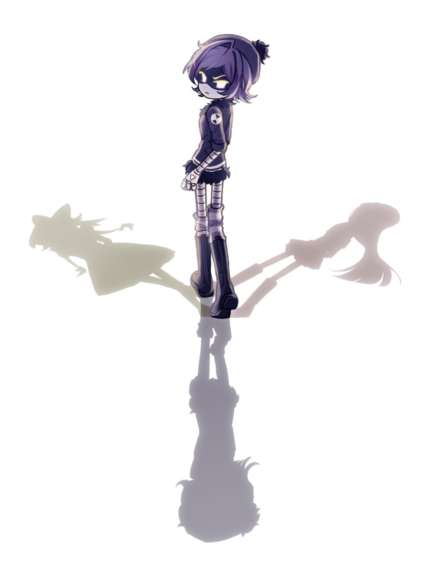 Safebooru - 1girl aida (aidacamelia0516) android beret black footwear black hat black skirt ...