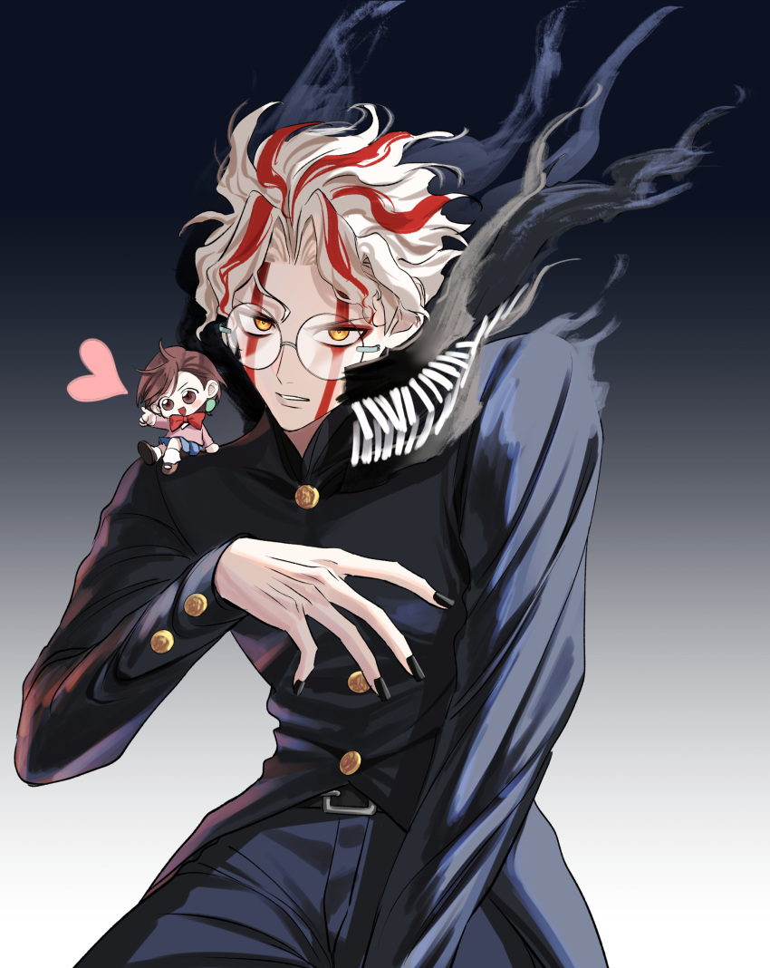 Safebooru - 1boy 1girl absurdres alternate form ayase momo chibi ...