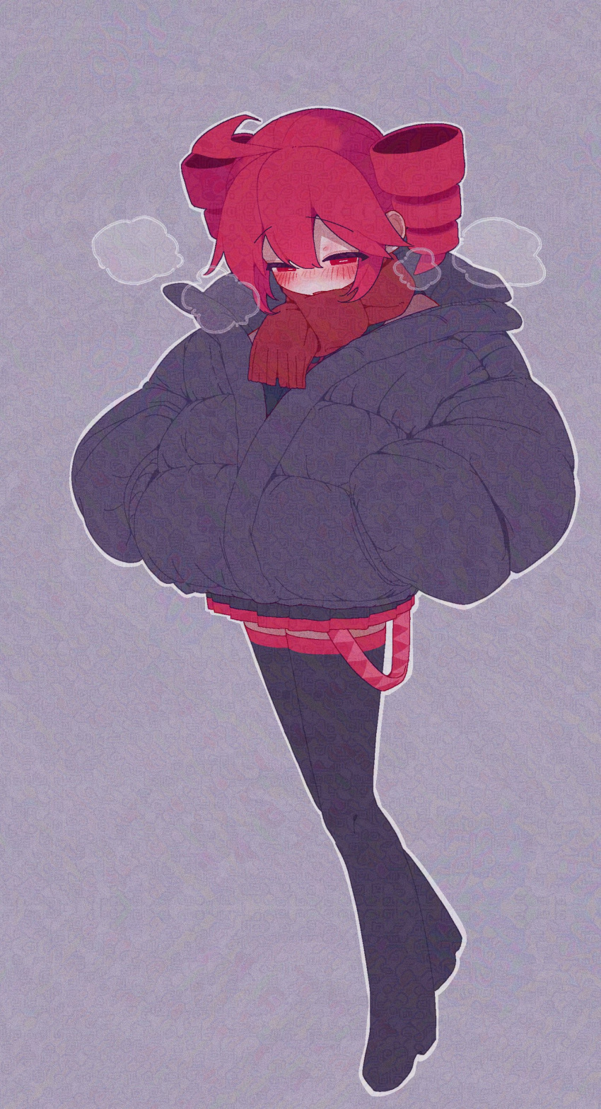 Safebooru - 1girl absurdres adversarial noise ahoge alternate costume banananosongen belt black ...