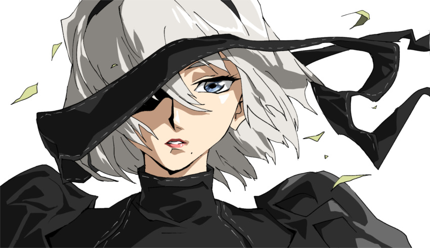Safebooru - 1girl 2b (nier:automata) black blindfold black dress black ...