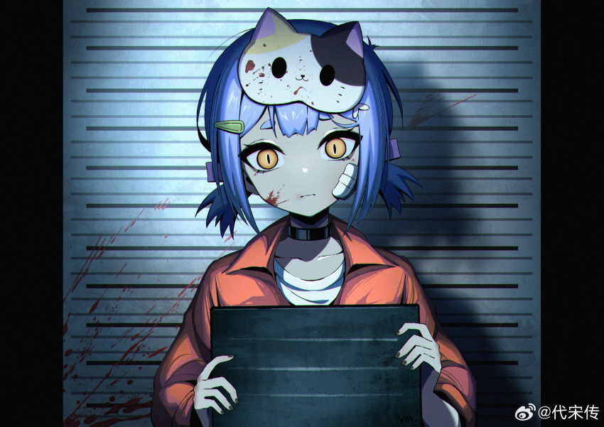 Safebooru - 1girl absurdres azusa (vtuber) azusa official bandage on ...