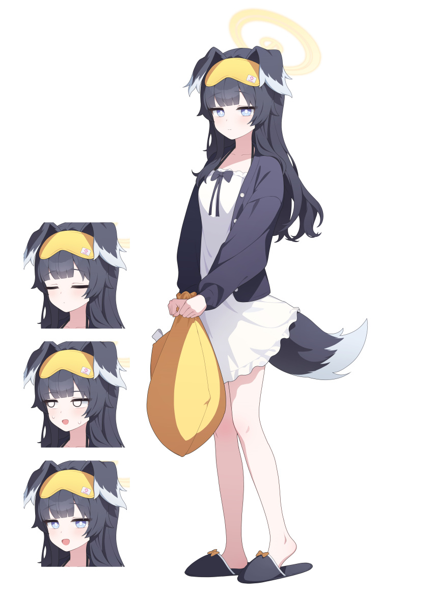 Safebooru - 1girl absurdres animal ears black hair black jacket blue ...