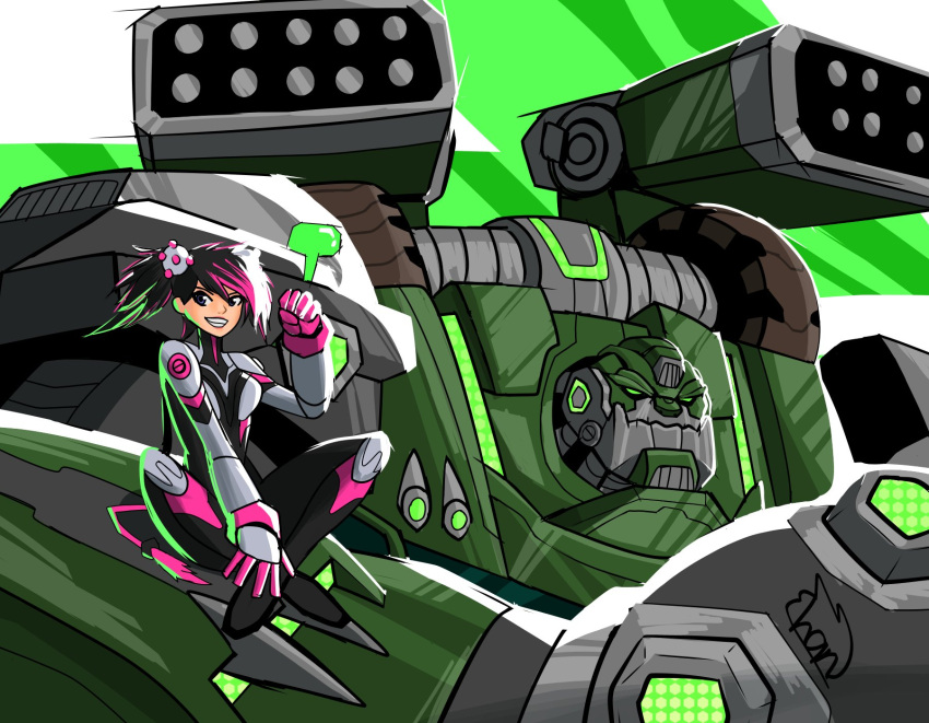 Safebooru - 1boy 1girl black hair bodysuit bulkhead cosplay crossed ...