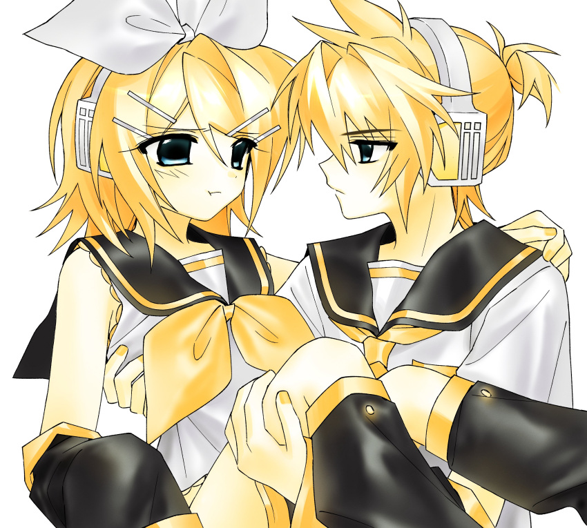 Safebooru - 1boy 1girl 2000s (style) absurdres blonde hair blue eyes ...