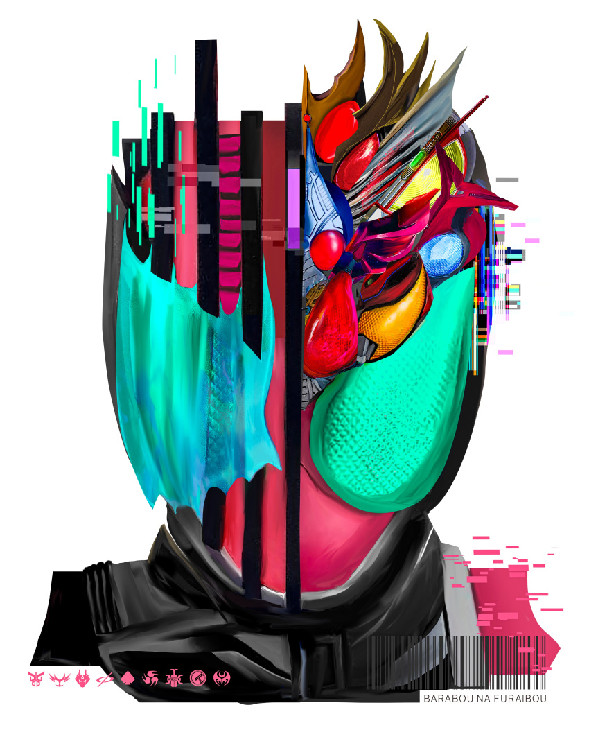 Safebooru - 6+boys abstract absurdres armor barcode compound eyes ...