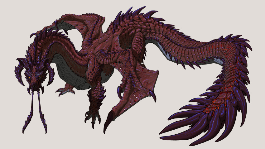 Safebooru - absurdres animal focus claws corey rivera dragon full body ...