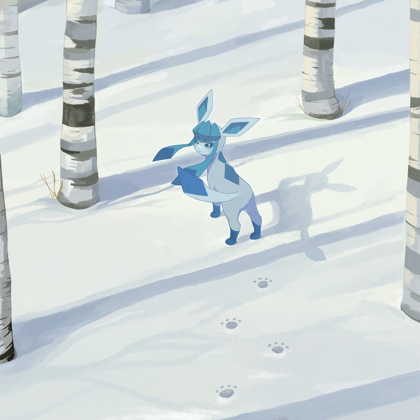 Safebooru - aqua eyes birch tree bright pupils closed mouth commentary ...