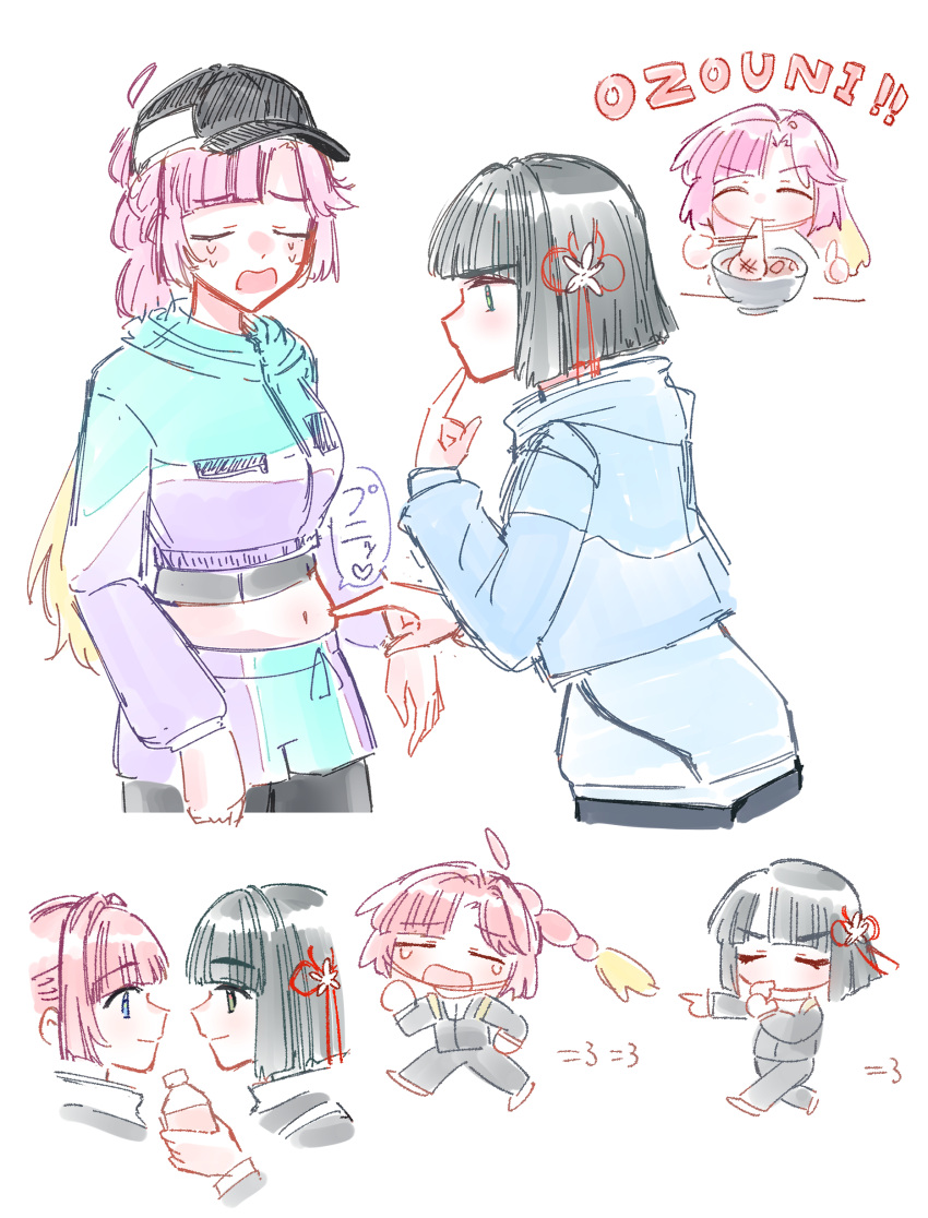 Safebooru - 2girls ^ ^ absurdres ahoge anyoji hime anyoji hime (winter ...