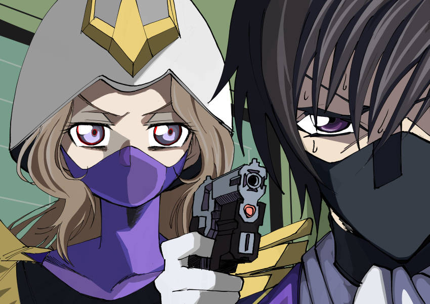 Safebooru - 1boy 1girl absurdres black hair brother and sister code ...