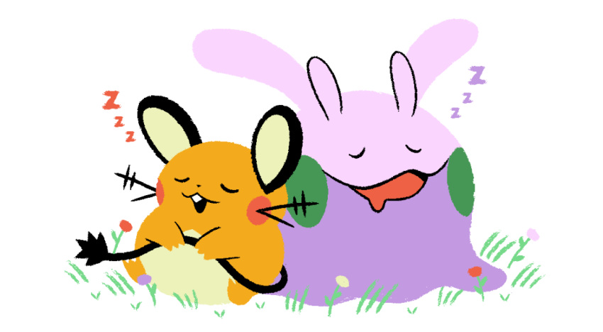 Safebooru - animal focus closed eyes dedenne drooling english ...