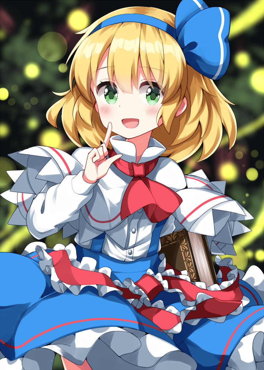 Safebooru - 1girl :d alice margatroid alice margatroid (pc-98) alice ...
