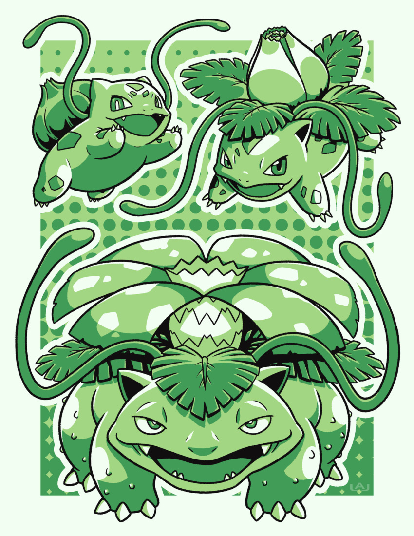 Safebooru - border bright pupils bulbasaur claws commentary english ...