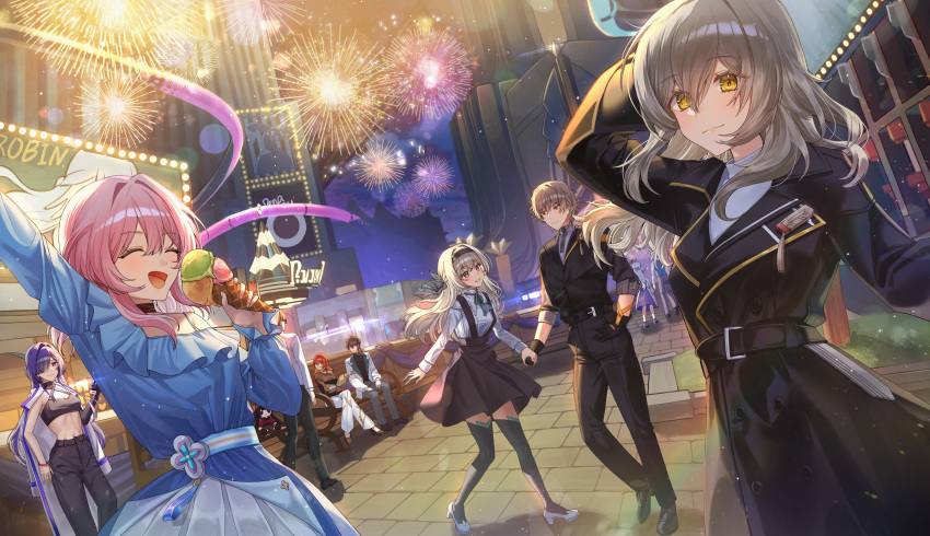 Safebooru - 4boys 6+girls absurdres acheron (honkai: star rail ...