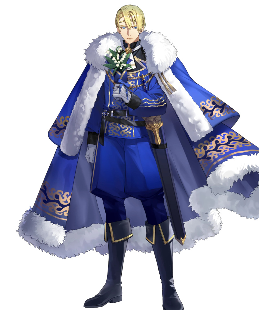 Safebooru - 1boy blonde hair blue cape cape dimitri alexandre blaiddyd ...